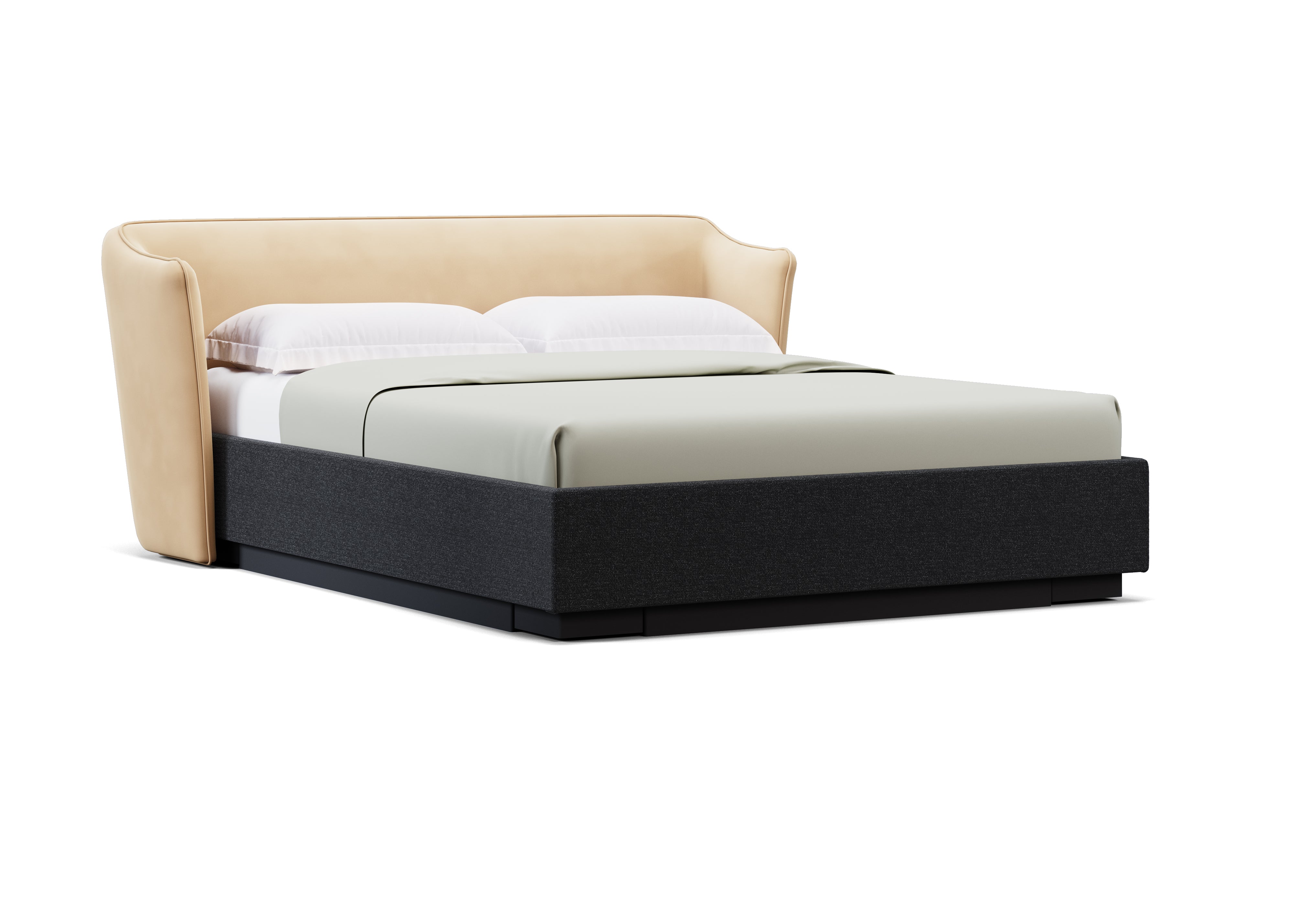 Sparks Designer Upholstered Queen Size Bed Online – Sunday Design